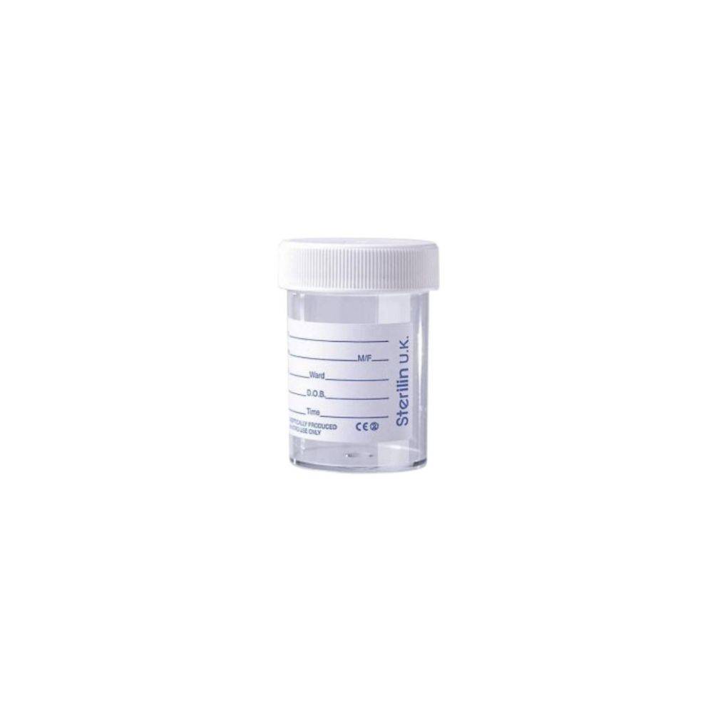 60ml Sterilin Urine Bottle with Label | UKMEDI 60ml Sterilin Urine Bottle with Label | UKMEDI