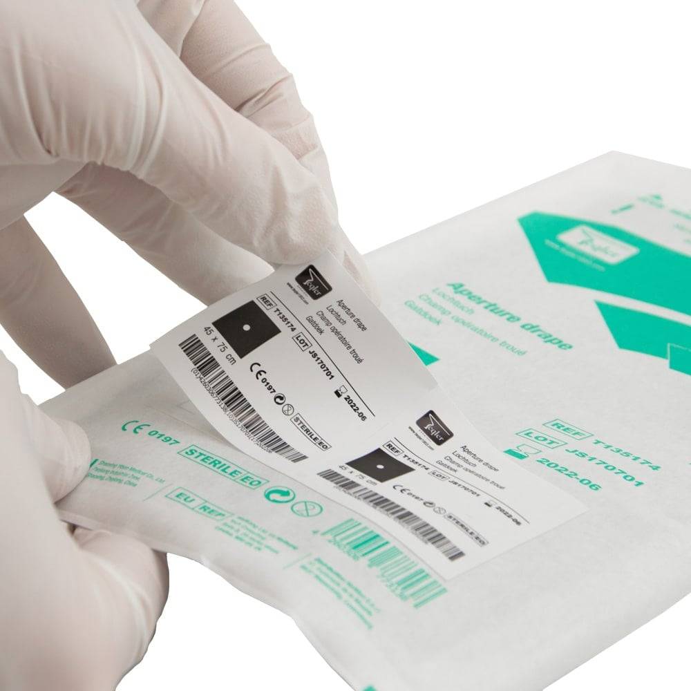 75 x 90 cm Fenestrated Surgical Drape Self-Adhering – UKMEDI