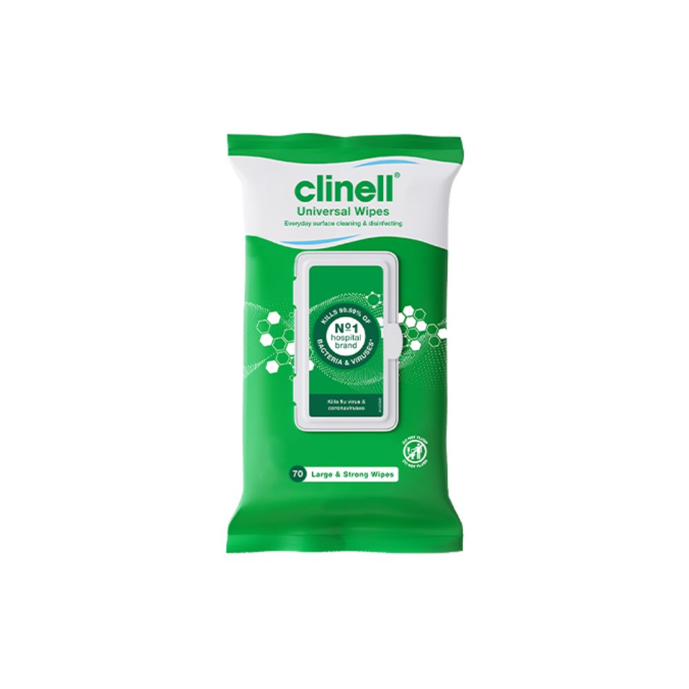 Clinell Universal Wipes Pack of 70 – UKMEDI