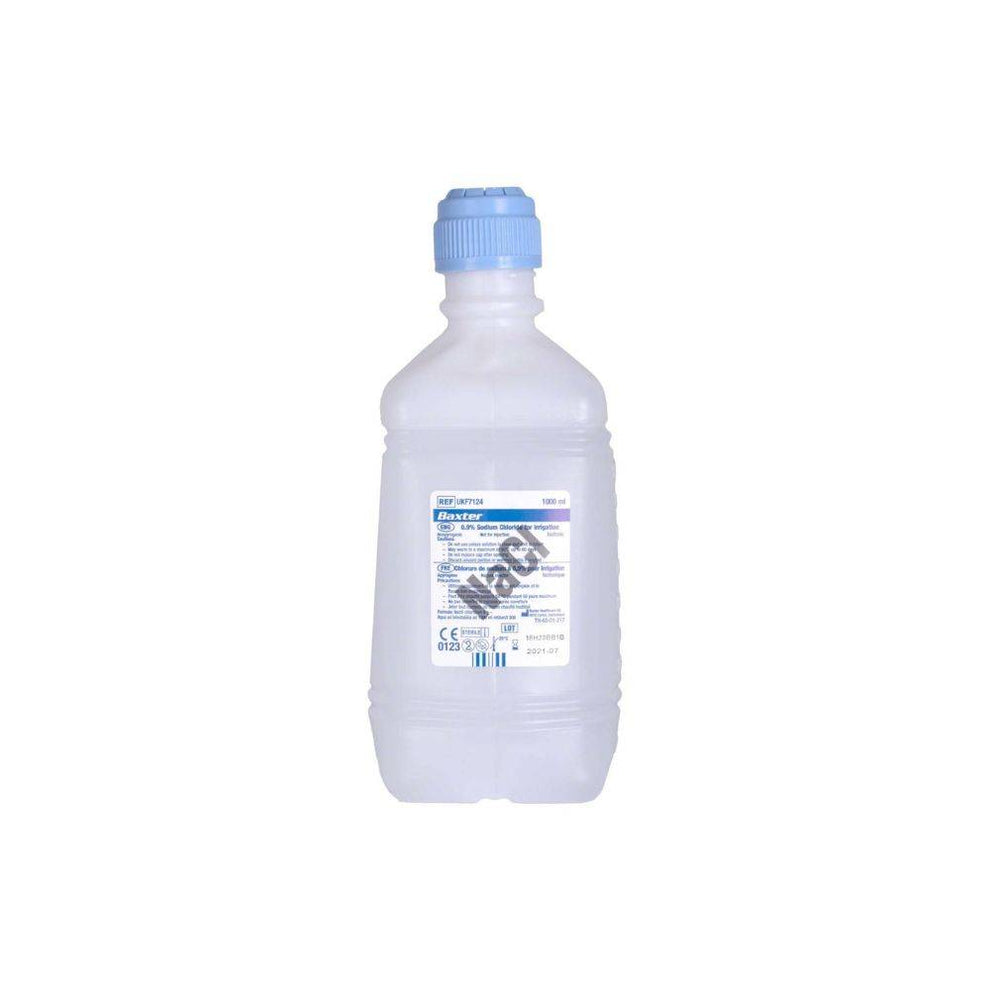 1 Litre NaCl 0.9% Sodium Chloride for Irrigation Baxter NaCl 0.9% Sodi ...