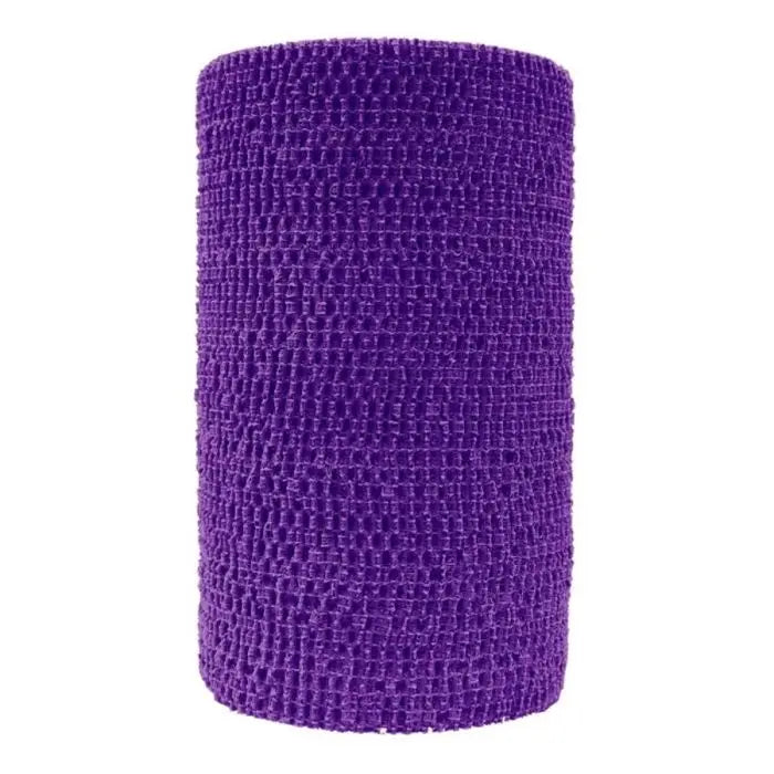 10cm x 4.5m Cohesive Elastic Purple Bandage – UKMEDI