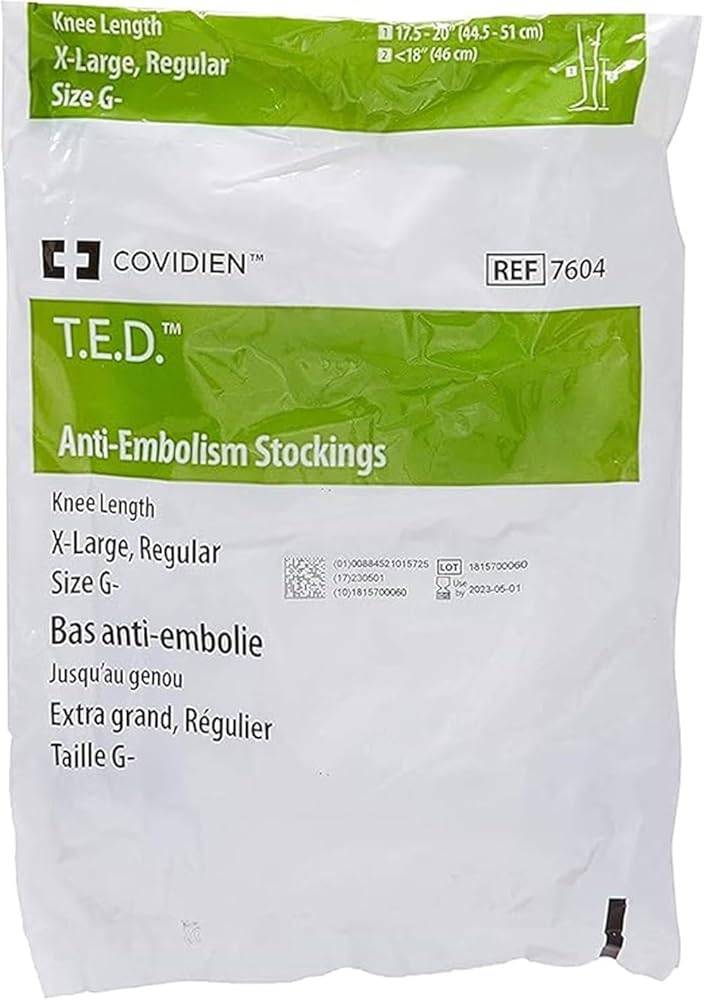 TED Anti-Embolism Knee Length Stockings XL Regular – UKMEDI