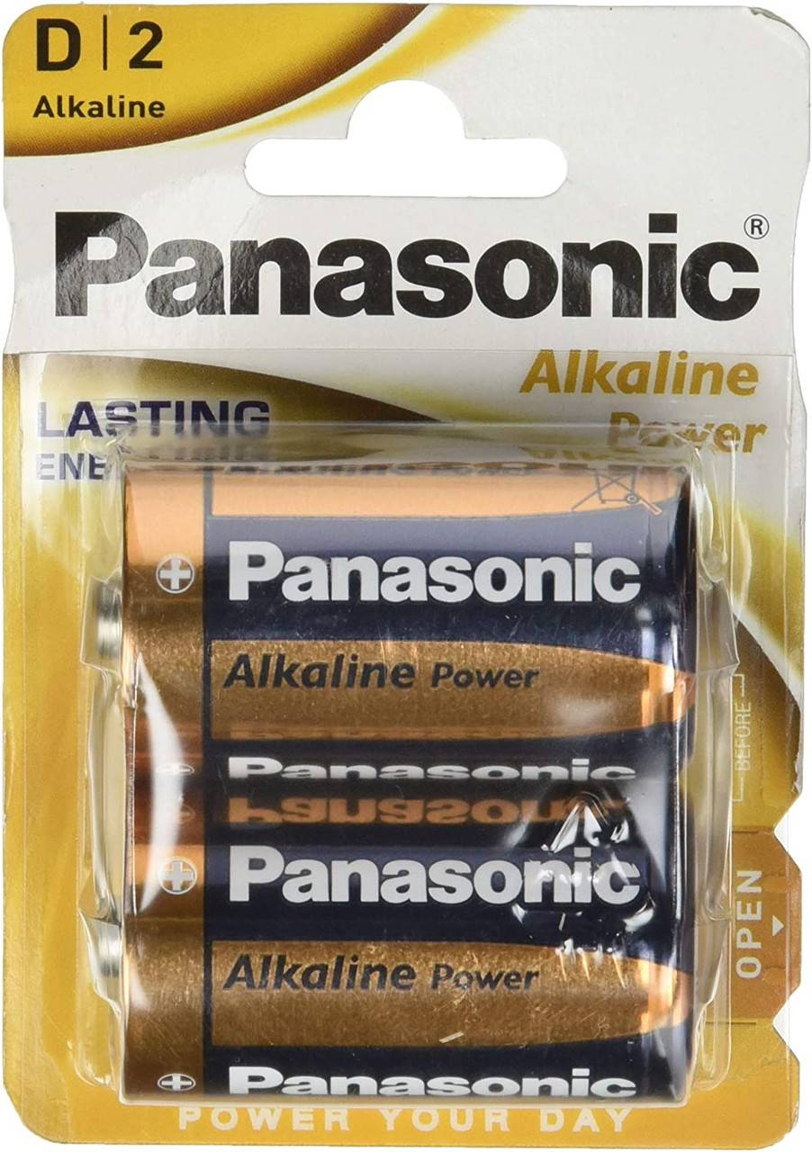 Panasonic D Cell Battery Pack of 2 – UKMEDI
