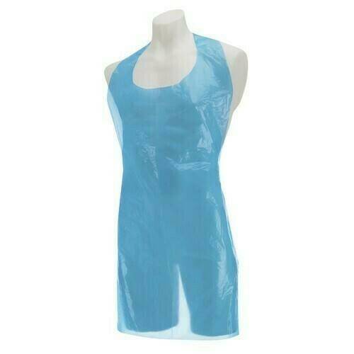 100 Blue Disposable Aprons – UKMEDI