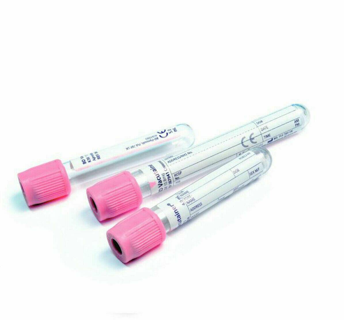 BD Vacutainer 6ml K2E EDTA Pink Blood Collection Tubes – UKMEDI
