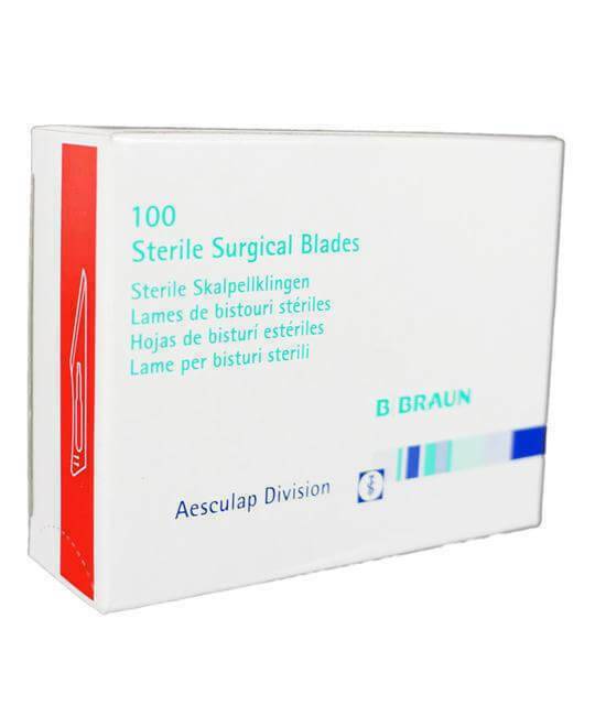 100 x Size 11 BBraun Carbon Steel Sterile Scalpel Blades