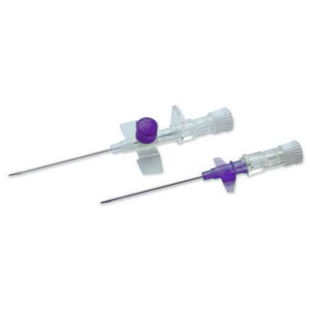 26g Violet 0.75 inch Terumo Versatus Winged and Ported IV Cannula – UKMEDI
