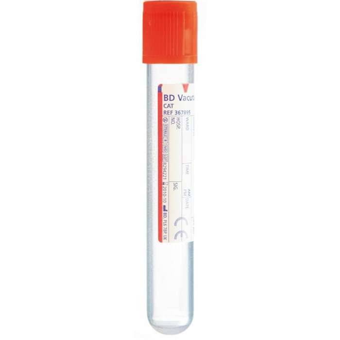 BD Vacutainer 10ml Serum Red Blood Collection Tubes – UKMEDI