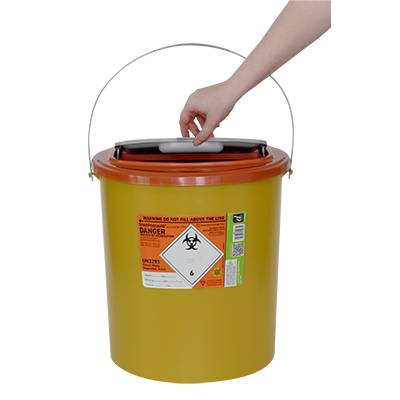 22L Sharpsguard Orange Sharps Bin Extra Access – UKMEDI