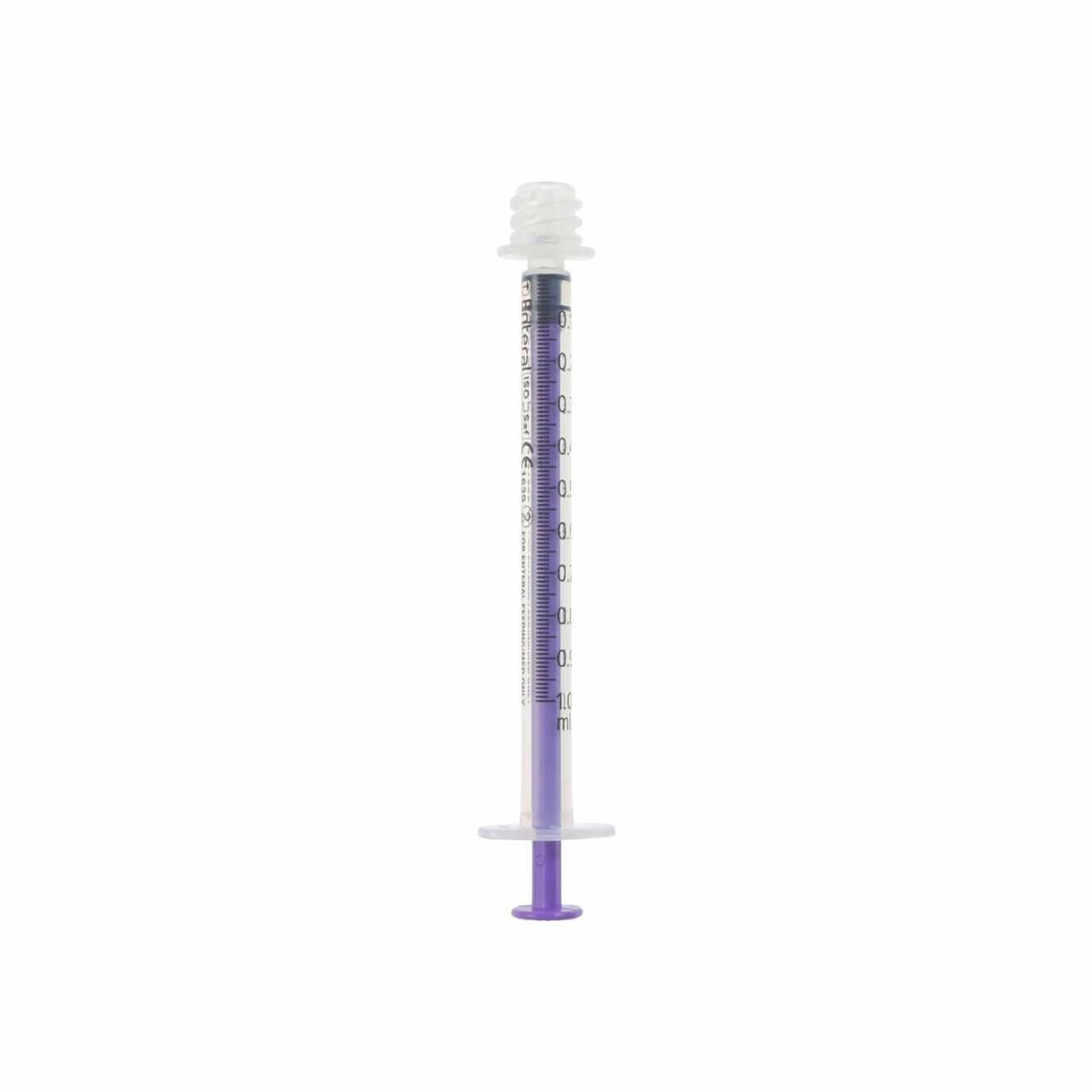1ml ENFIT Low Dose Enteral Syringes ISOSAF Single Use – UKMEDI