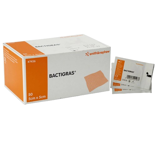 5cm x 5cm Bactigras Wound Dressing – UKMEDI