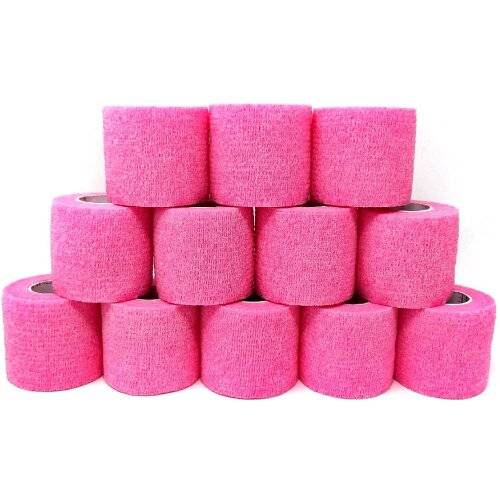 5cm x 4.5m Inksafe Pink Self Adherent Cohesive Bandages Box of 12 – UKMEDI