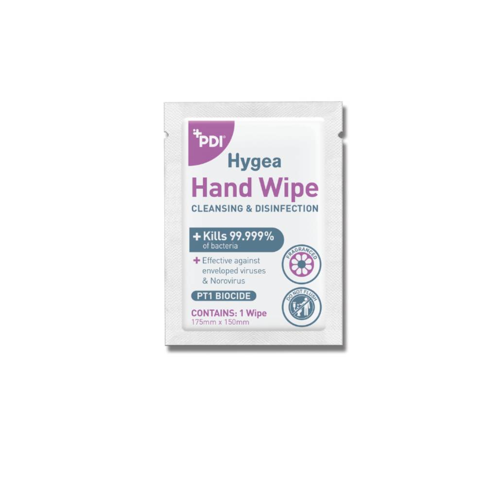 Hygea Hand Wipe Single Sachet Box of 800 – UKMEDI