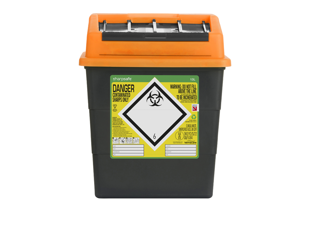 13 Litre Sharpsafe Purple Bin – UKMEDI