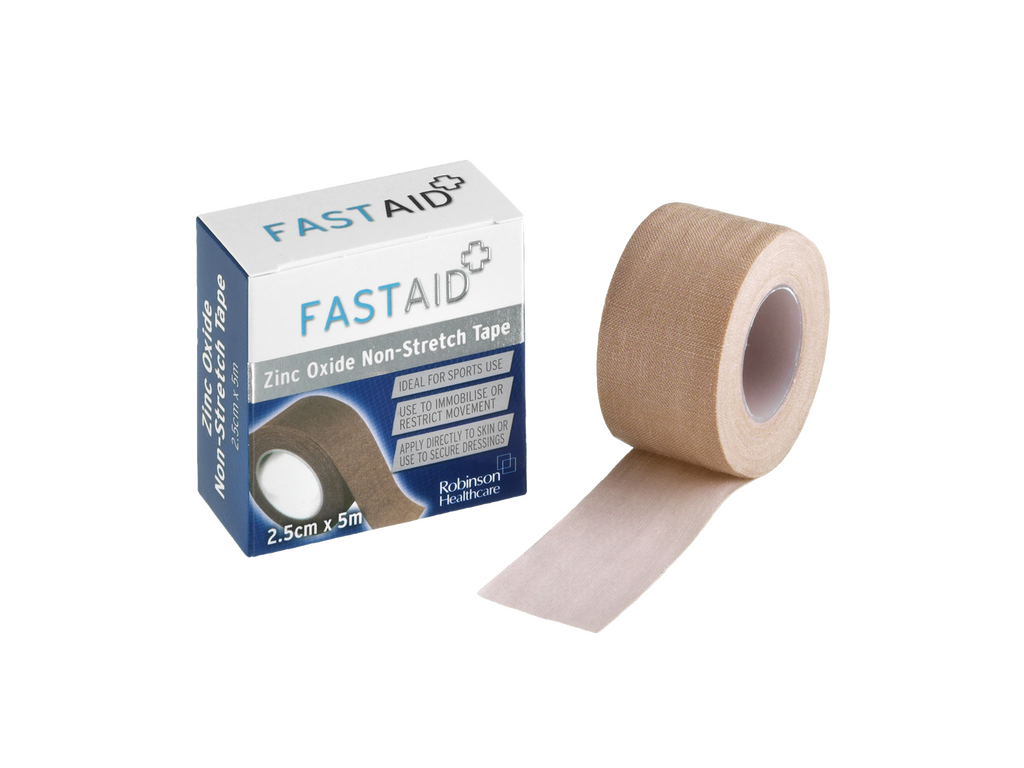 Fast Aid Zinc Oxide Non Stretch Tape 2.5cm x 5m – UKMEDI