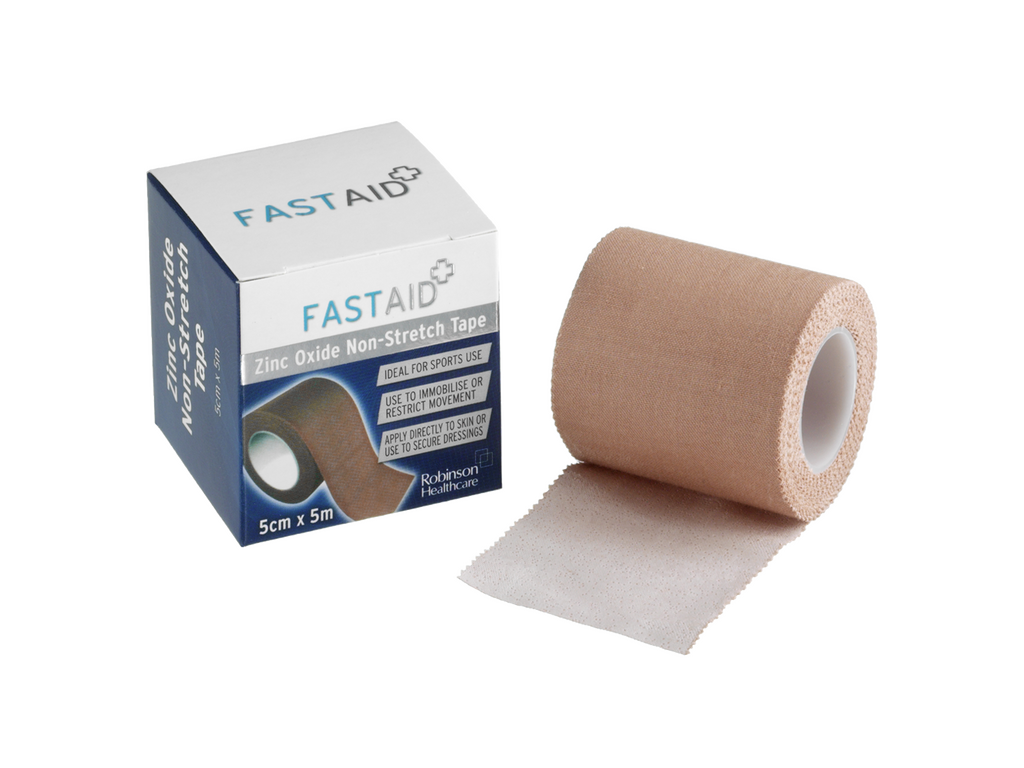 Fast Aid Zinc Oxide Non Stretch Tape 5cm x 5m – UKMEDI