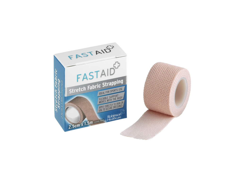 Fast Aid Stretch Fabric Strapping 2.5cm x 1.5m – UKMEDI