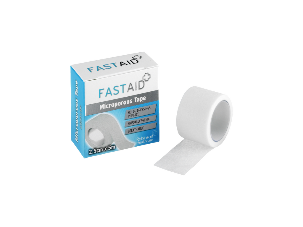 2.5cm x 10m Fast Aid Microporous Tape – UKMEDI