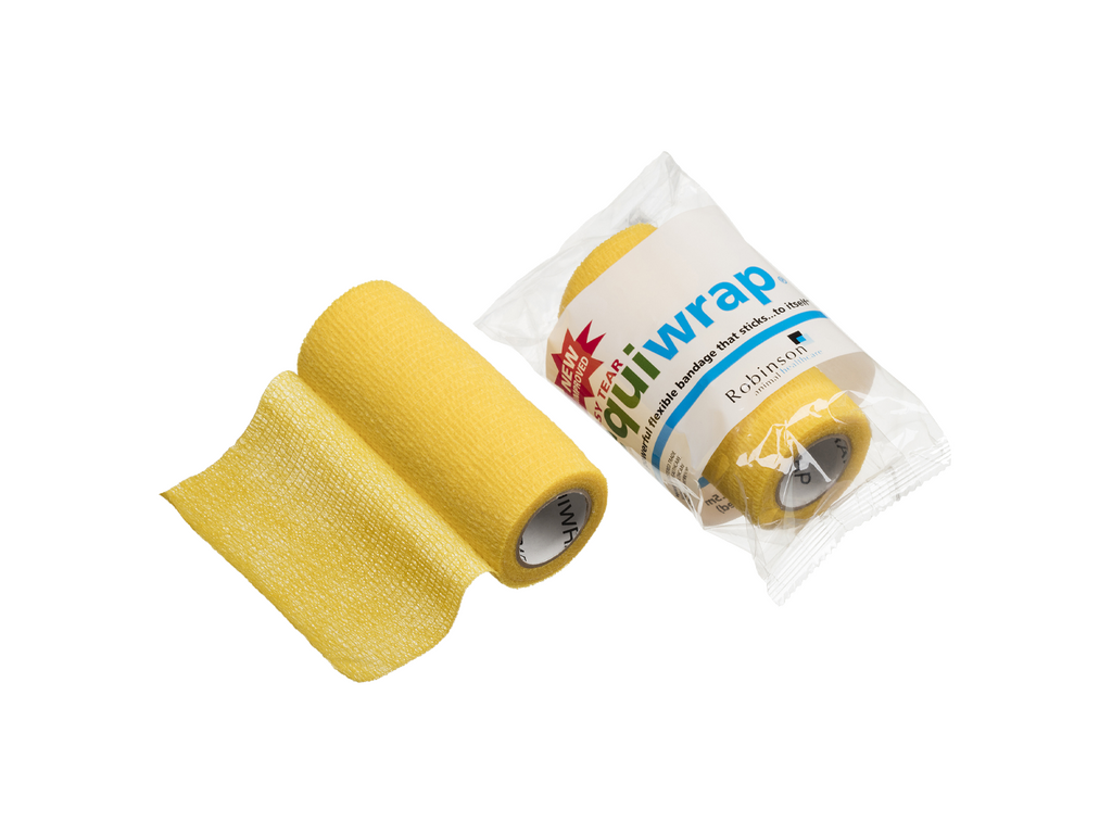 10cm x 4.5m Equiwrap Cohesive Bandage Yellow – UKMEDI