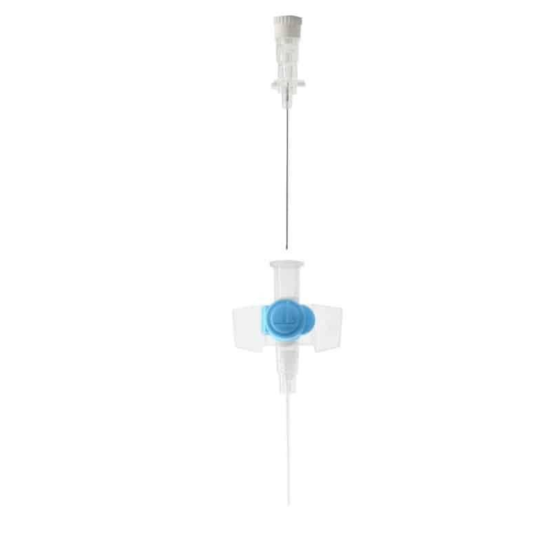 22G Blue1 inch Terumo Versatus Winged and Ported IV Cannula – UKMEDI