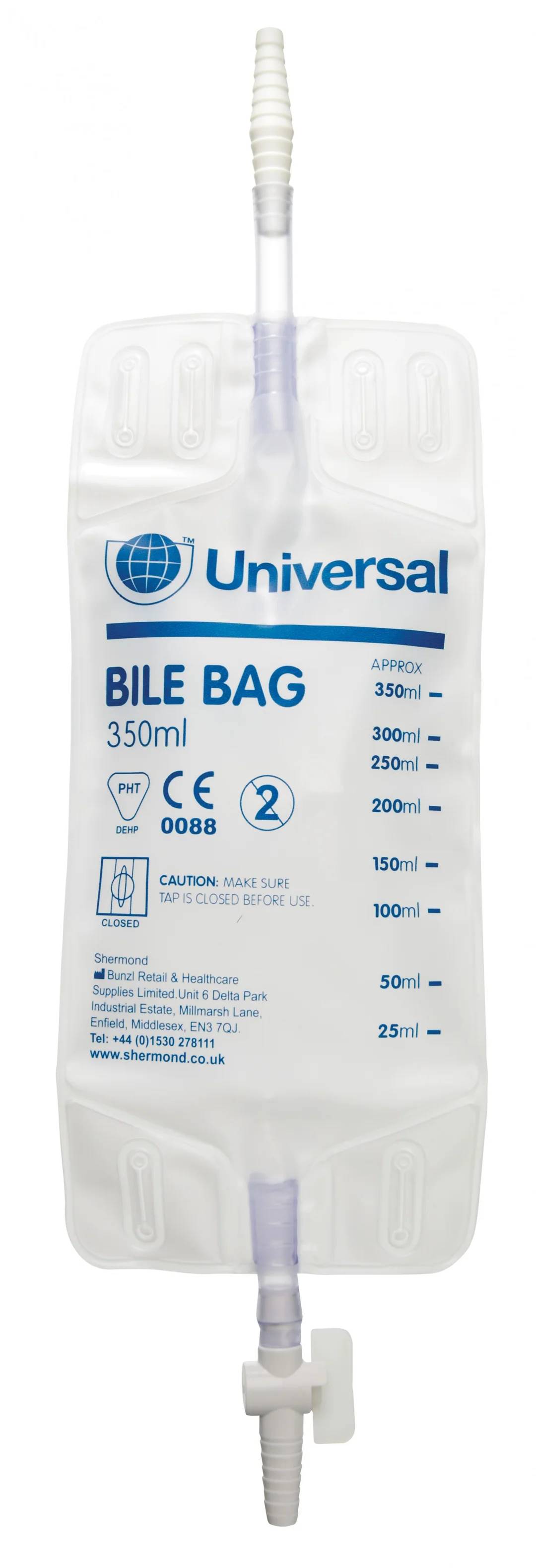 350ml Sterile Bile Collection Bags With Ryles/Kehrs Connector – UKMEDI