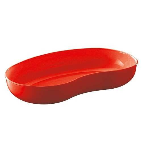 Red Large Plastic Kidney Dish – UKMEDI