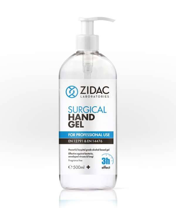 500ml Zidac Surgical Hand Gel – UKMEDI